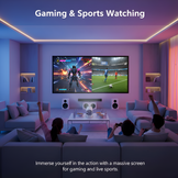 Brother eye 4k Mini projector 300 lumens , Built-in speaker , Pre inst ...